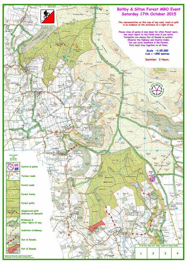Blank map for Boltby & Silton Forest now available | nymbo : north ...