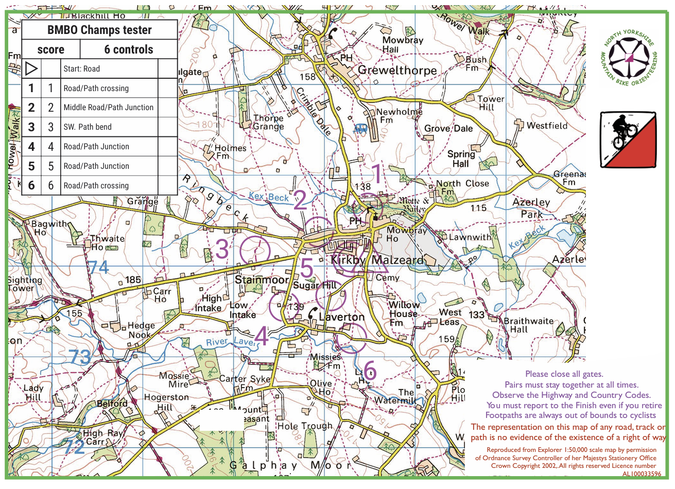 nymbo : north yorkshire mountain bike orienteers | mountain bike ...